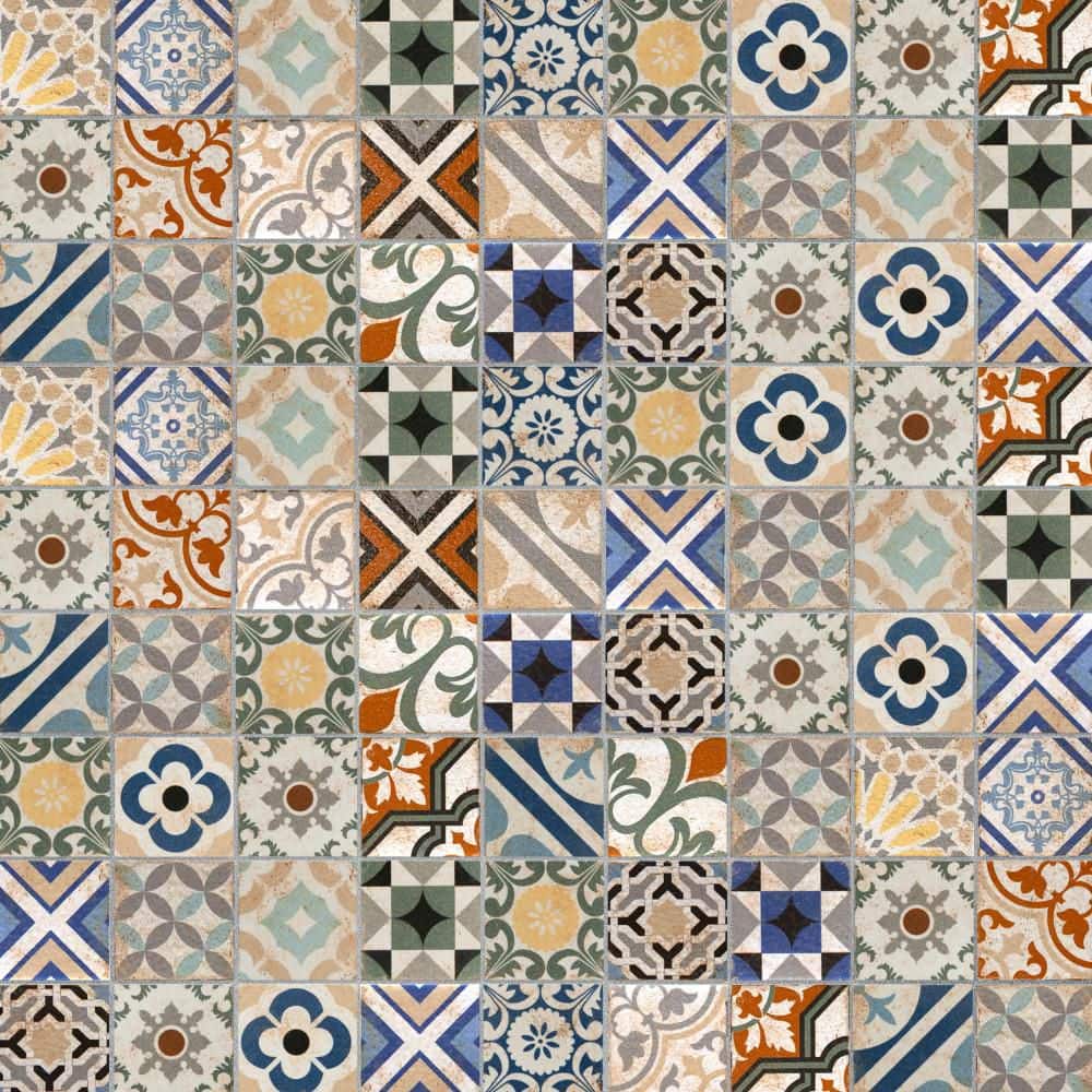 Merola Tile Benisa Taco Paladio 2 in. x 2 in. Porcelain Floor and Wall ...