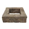 Mutual Materials StackStone 39 in. x 39 in. Concrete Fire Pit Wall Kit ...