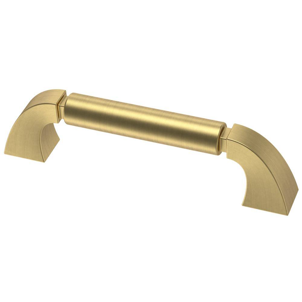 Liberty Warm Industrial 3-3/4 in. (96mm) Center-to-Center Brushed Brass ...