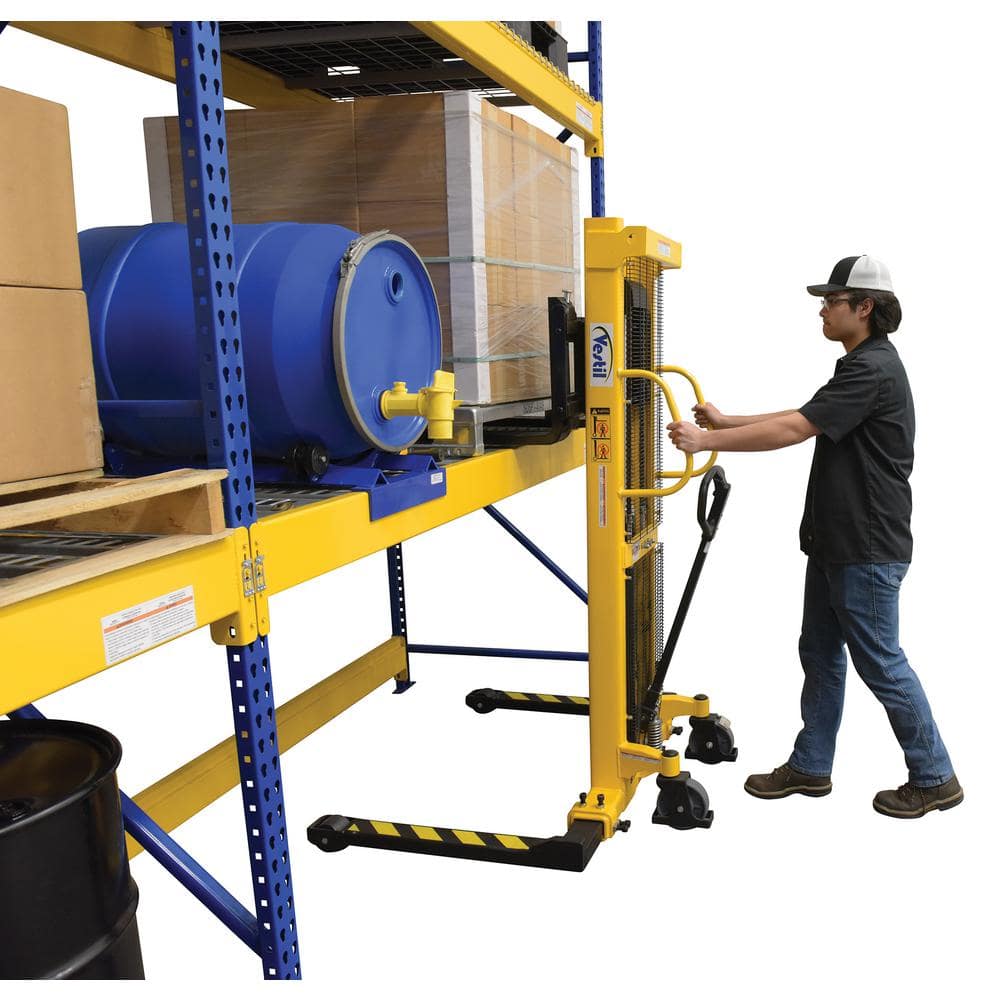 Buy 2,000 lb. Capacity Manual Hydraulic Hand Pump Stacker Online at ...