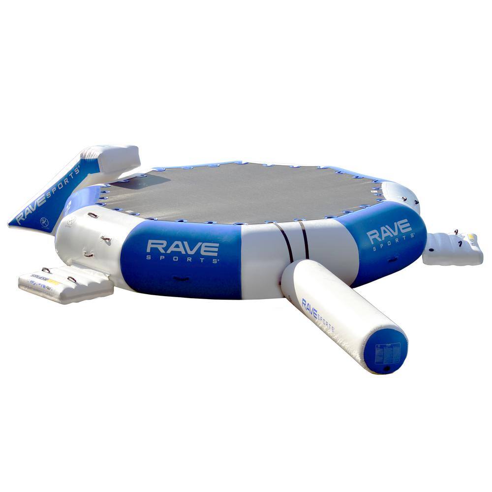RAVE Sports Splash Zone Plus 16 ft. All-in-One Water Bouncer Park 02553 ...
