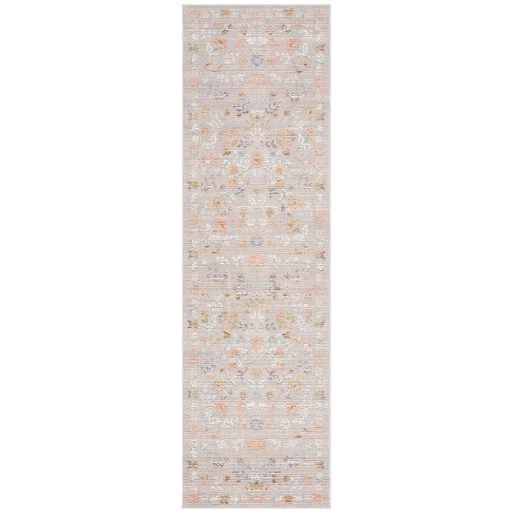 Tayse Rugs Crestwood Gray 2 ft. x 8 ft. Oriental Indoor Area Rug ...