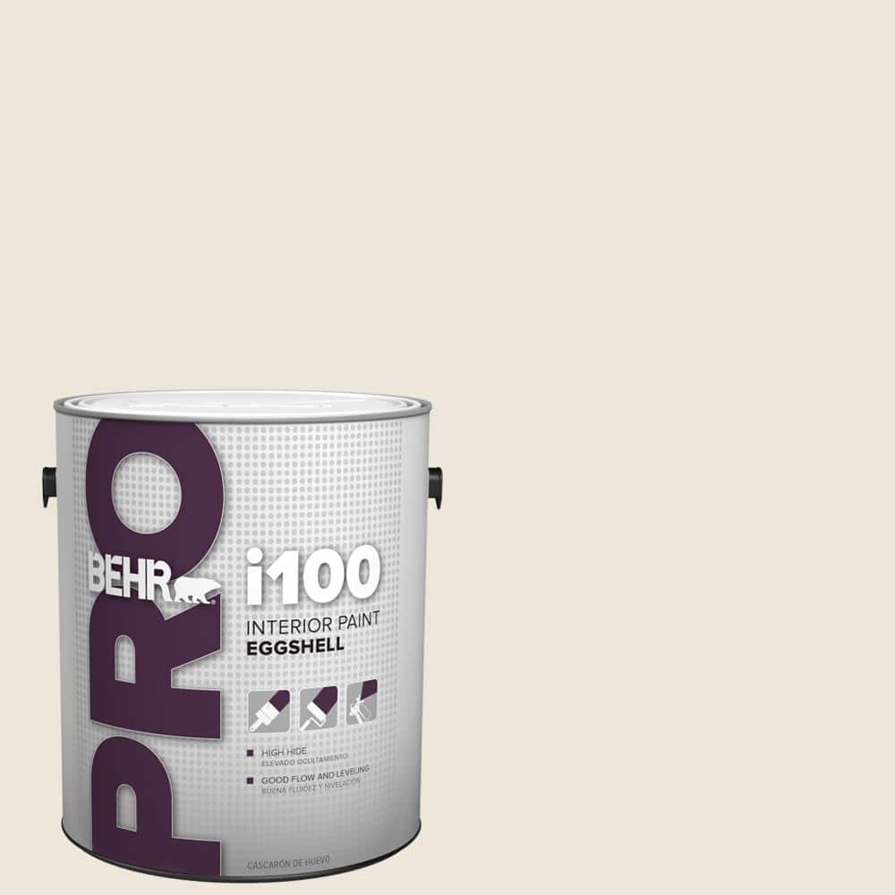 BEHR PRO 1 gal. #HDC-MD-11 Exclusive Ivory Eggshell Interior Paint ...