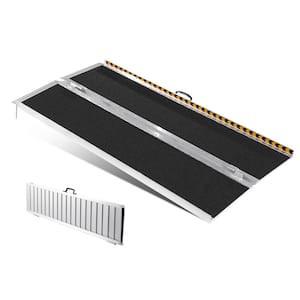 SKYSHALO Door Threshold Ramp, 6 in. Rise, 800 lbs Load Capacity, Door ...
