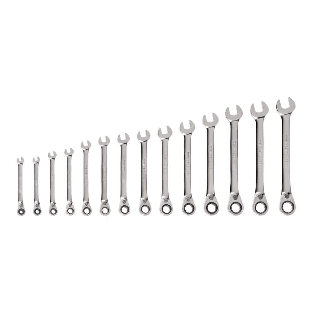 TEKTON 14-Piece (6-19 mm) Reversible 12-Point Ratcheting Combination ...
