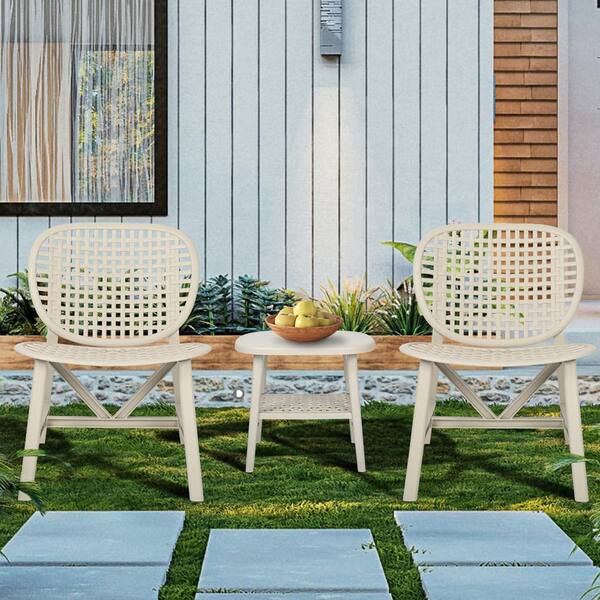 Small plastic patio set store