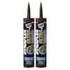 DAP Dynaflex Ultra 10.1 oz. Brown Advanced Exterior Window Door and Siding Sealant (2-Pack ...