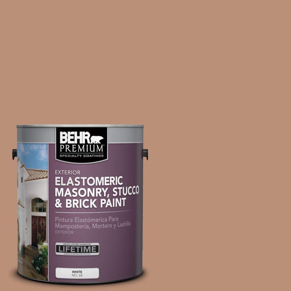 BEHR PREMIUM 1 gal. #BXC-46 Mojave Dusk Elastomeric Masonry, Stucco and ...
