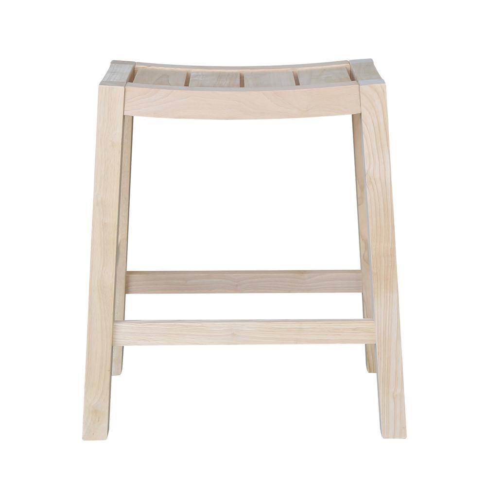 International Concepts Ranch 24 in. Unfinished Bar Stool S-924 - The ...