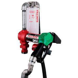 FILL-RITE 115-Volt 15 GPM 1/6 HP Fuel Transfer Pump (Pump Only) FR604H ...