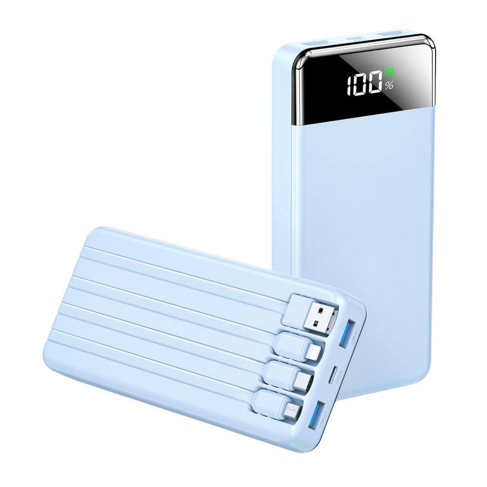 Etokfoks 35000mAh Portable Charger Power Bank, 22.5-Watt 4.0 Fast Charging, with 4 Built-in ...