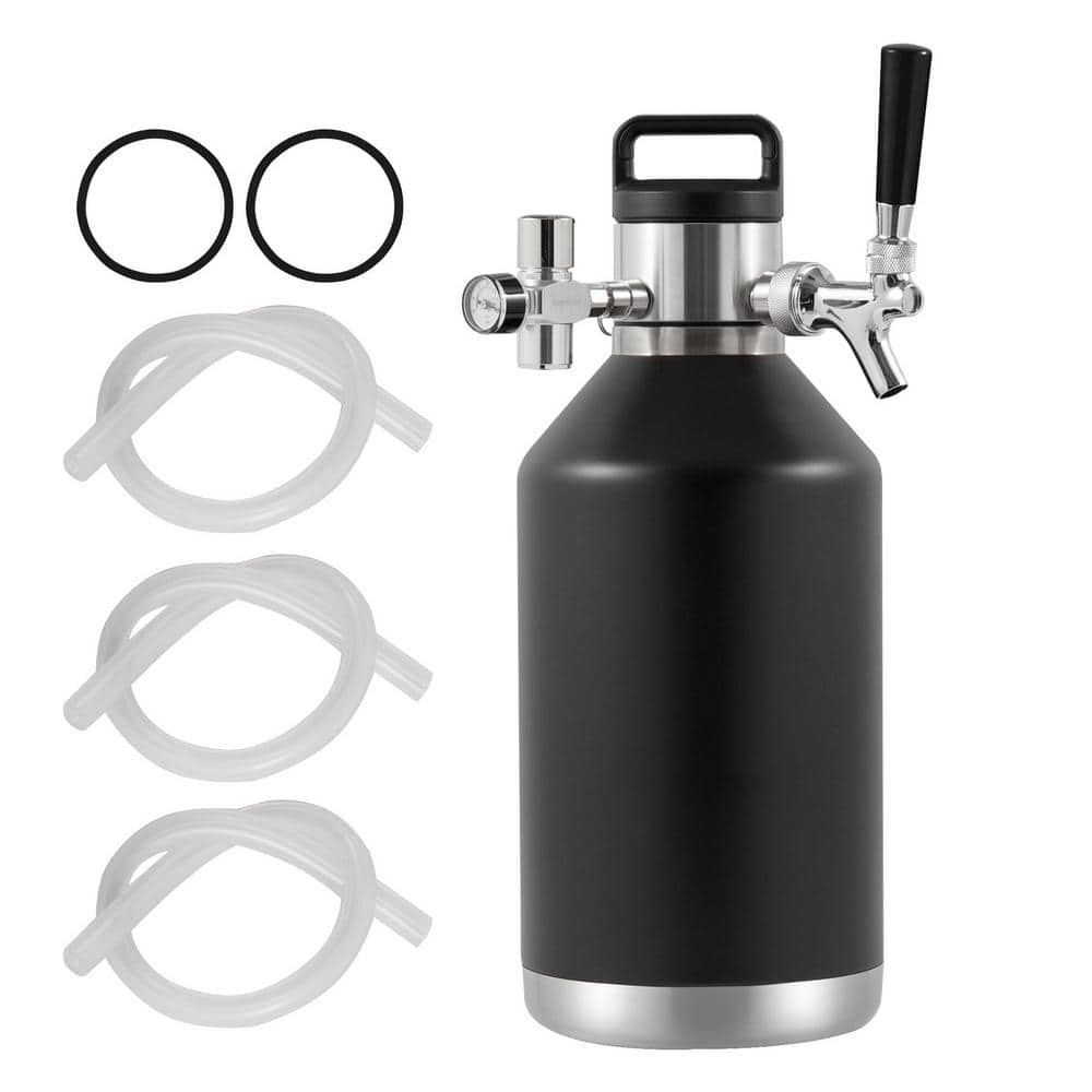 SVOPES Beer Growler Tap System, 128 oz. (4L) Mini Keg, 304 Stainless ...