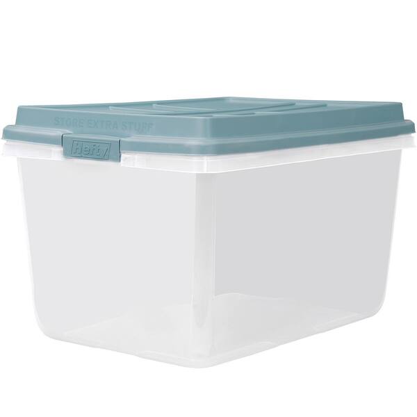 Hefty 72 Qt Storage Bin HFT 7163010665666 The Home Depot Hefty 72 Qt Storage Bin HFT 7163010665666 The Home Depot