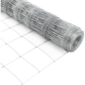Oyezvary 5 ft. x 164 ft. 14Gauge Farm Fence Heavy Zinc Coating Cattle ...