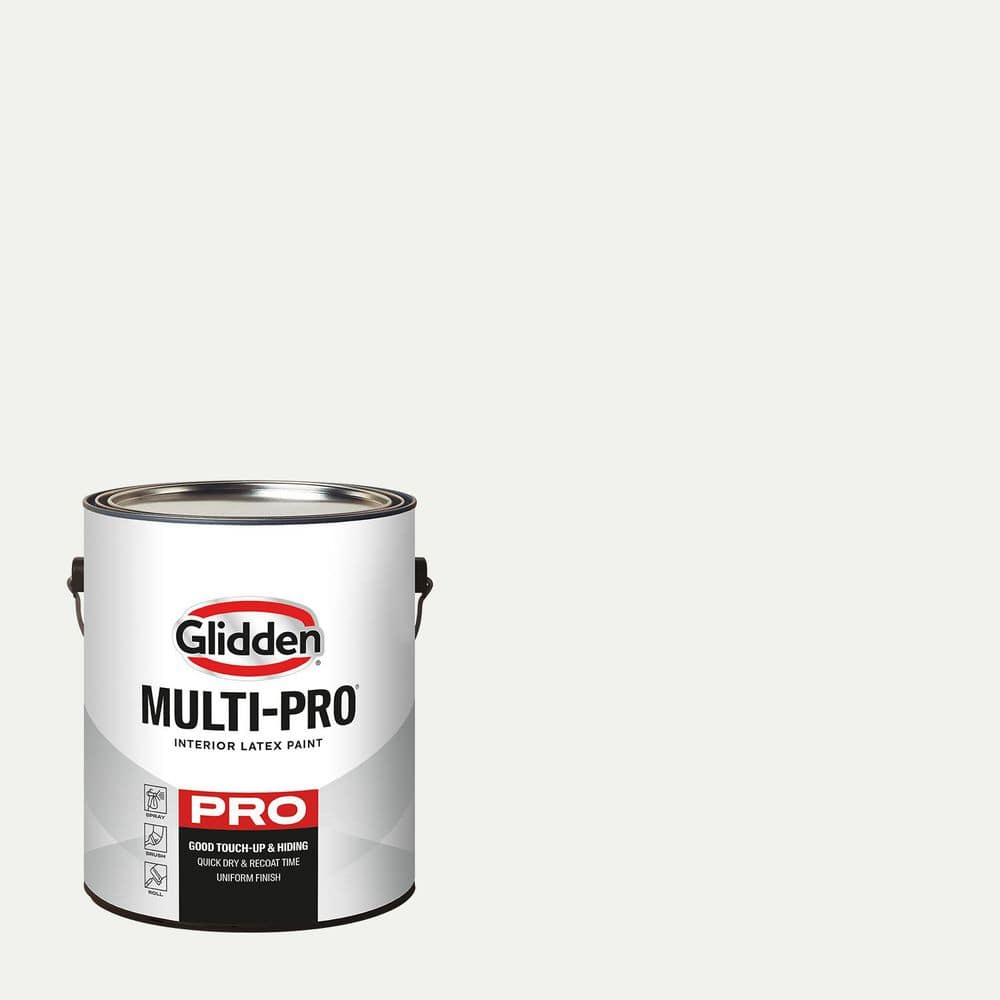 Glidden Multi-Pro 1 gal. PPG1001-1 Delicate White Ultra Flat Interior ...