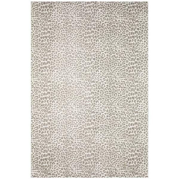 HomeRoots 5 X 8 Beige Animal Print Runner Rug 2000491676 - The Home Depot