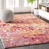JONATHAN Y Contemporary Pop Modern Abstract Pink/Orange 8 ft. x 10 ft ...