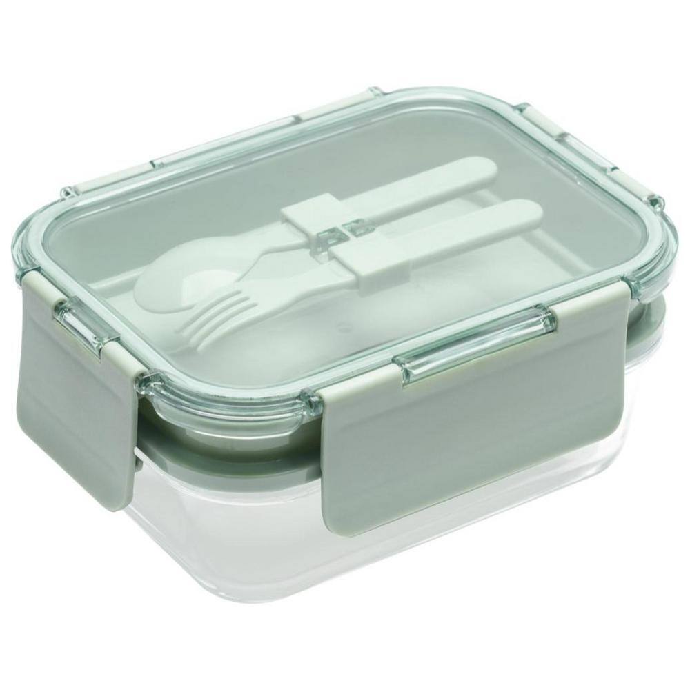 LEXI HOME 58.5 oz. Premium 4-In-1 Double-Layer Glass Bento Lunch Box ...