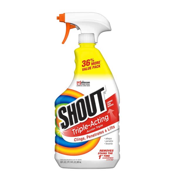 Shout 30 fl. oz. Triple-Acting Stain Remover Spray 308598 - The Home Depot