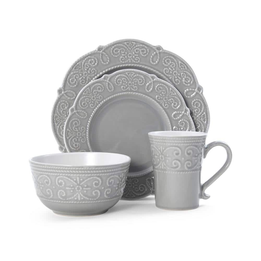 Pfaltzgraff Abby 16-Piece Stoneware Dinnerware Set (Service for 4 ...