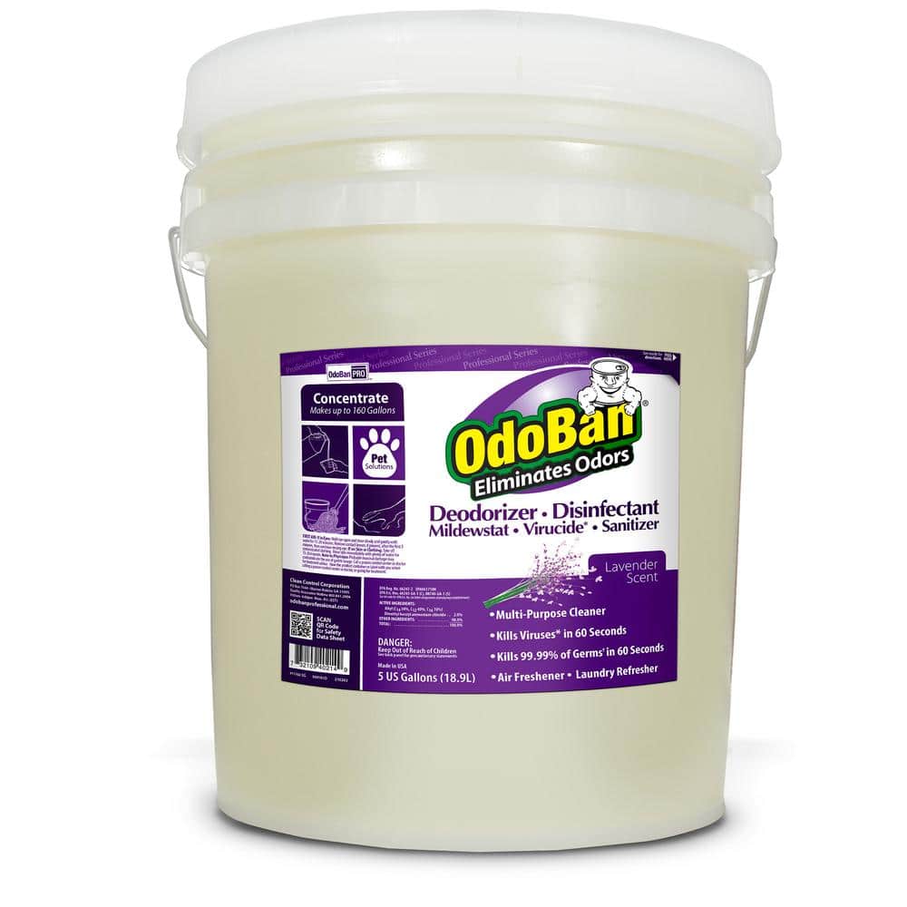 OdoBan Professional Series 5 Gal. Lavender Disinfectant and Odor ...