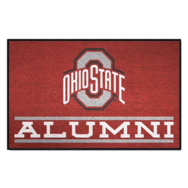 FANMATS Ohio State Buckeyes Alumni Maroon 1.5 ft. x 2.5 ft. Starter ...