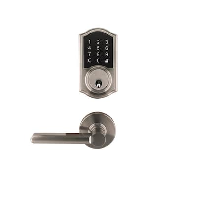 Defiant Castle Aged Bronze Electronic Touchpad Single Cylinder Deadbolt ...