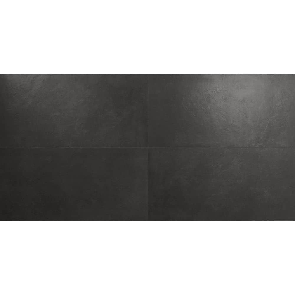 Ivy Hill Tile Urbane Charcoal Gray 23.62 in. x 47.24 in. Matte ...