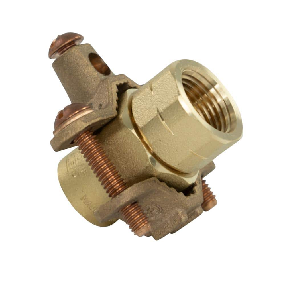Buy 1/2 in.- 3/4 in. CSST System Brass Bonding Clamp Online at Lowest ...