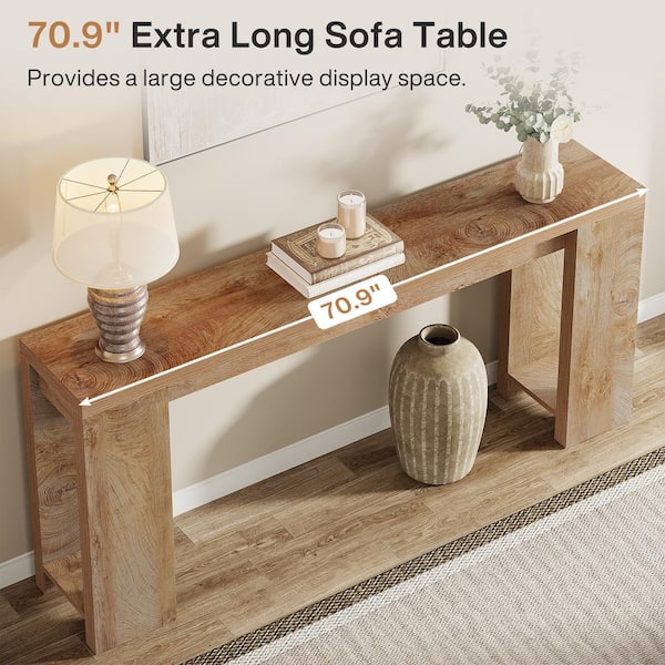 Light oak sofa table store