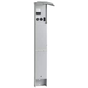 Talon Temporary Power Outlet Panel with Two 20 Amp Duplex Receptacles ...