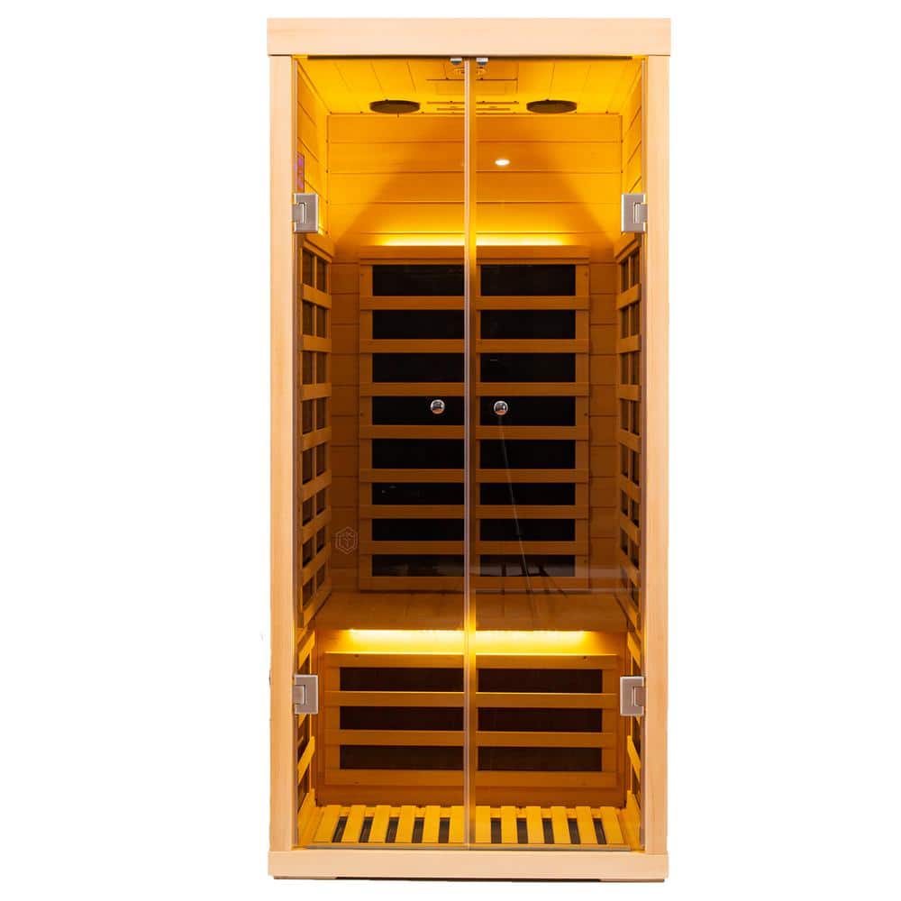 Boosicavelly 1-Person Sauna with LCD Display, Touch Control and ...