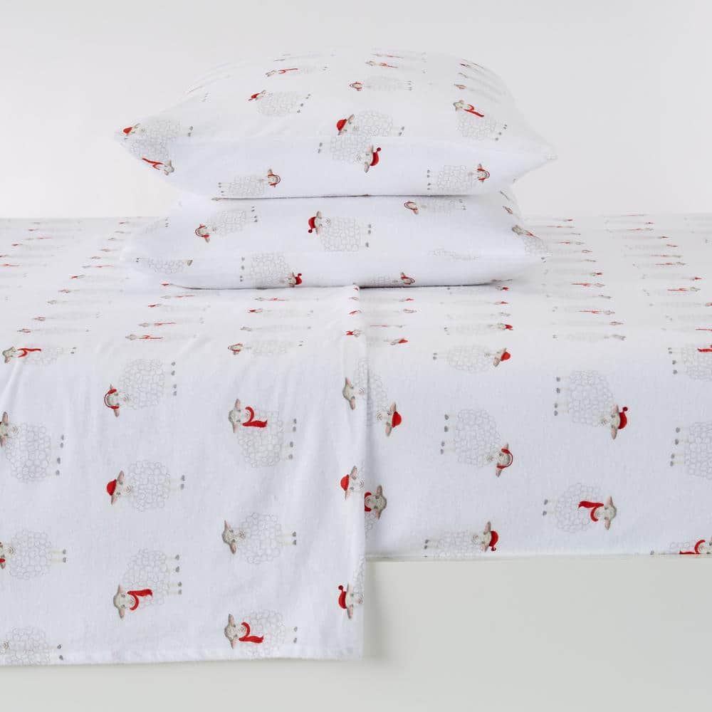 FRESHFOLDS 4-Piece White Turkish Cotton California King Premium Winter ...
