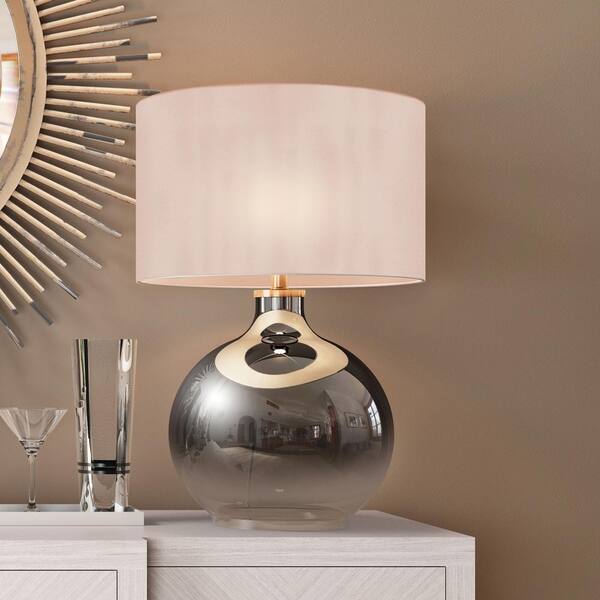 Large ombre glass table lamp store
