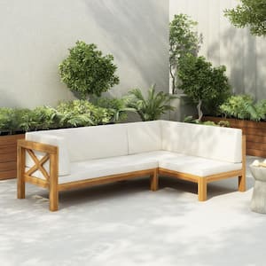 CHRISTOPHER KNIGHT HOME Jalice Right Arm 2-Piece Solid Wood Outdoor ...