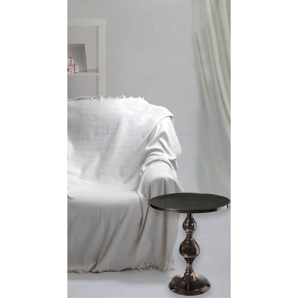 Kenroy Home Orvieto Gray Bronze End Table 65057GBZ - The Home Depot