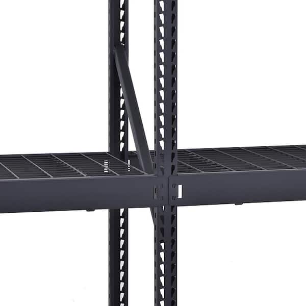 Husky 4-Shelf Metal Industrial Duty Freestanding Garage Storage ...