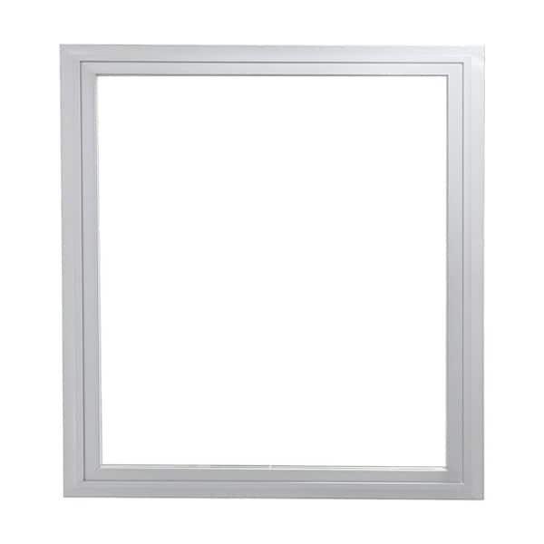 TEZA DOORS Teza Picture Window 48 in. x 60 in. White Aluminum Picture ...