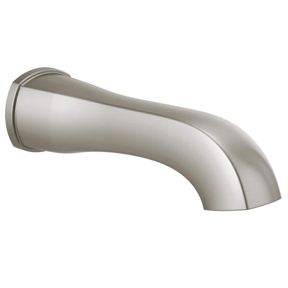 Delta Stryke Non-Diverter Tub Spout in Stainless RP93377SS - The Home Depot