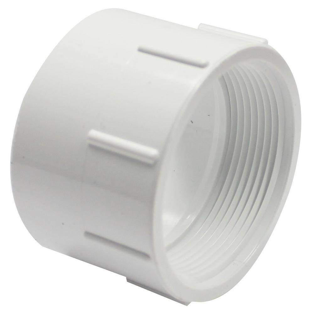 IPEX 2 in. PVC DWV Hub x FPT Female Adapter 755216 - The Home Depot