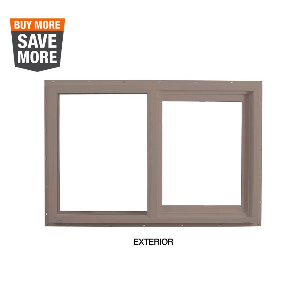 Ply Gem 59.5 in. x 47.5 in. Select Series Left Hand Horizontal Sliding ...