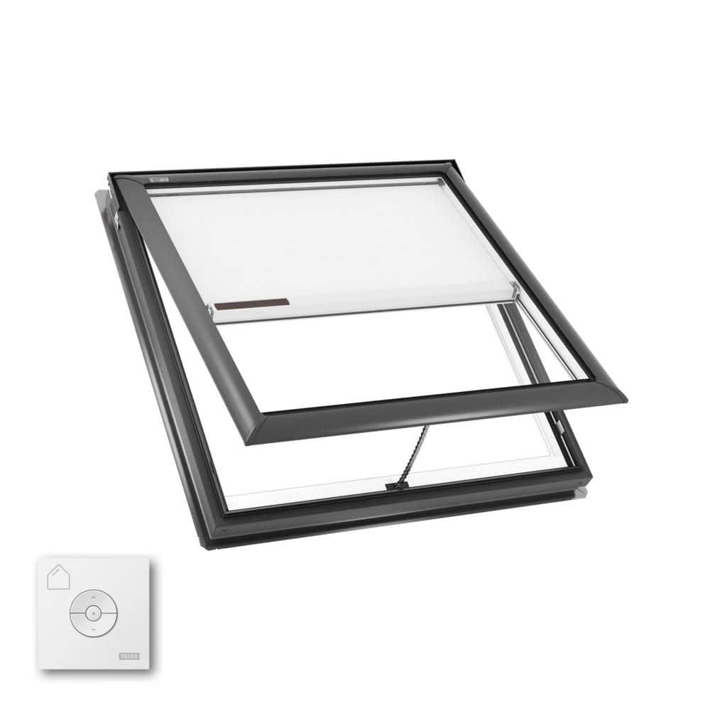 VELUX 44-1/4 x 45-3/4 in. Manual Venting Deck Mount Skylight with ...