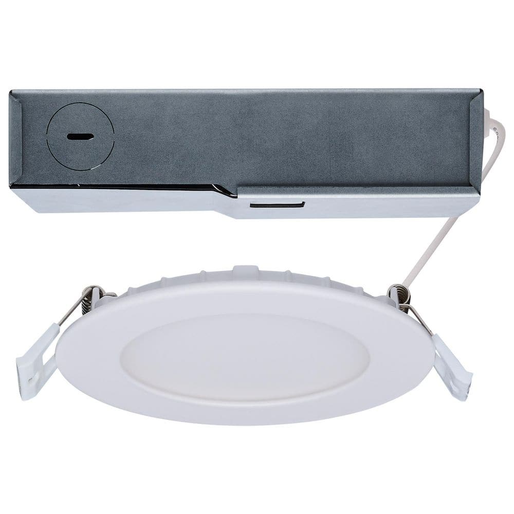 SATCO 4 in. Adjustable CCT Canless New Construction & Remodel IC Rated ...