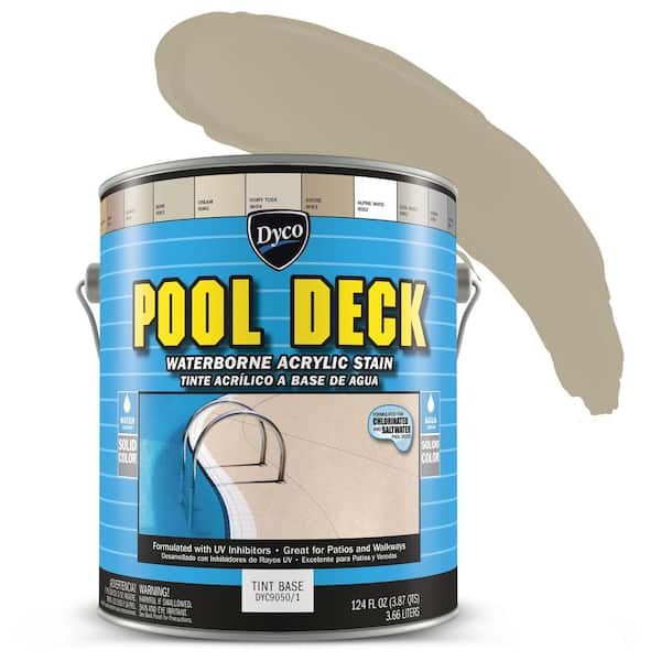 Dyco Paints Pool Deck 1 gal. 9064 Bombay Low Sheen Waterborne Acrylic ...
