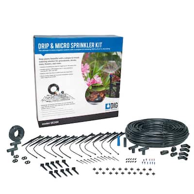 DIG Raised Bed Garden Drip Irrigation Kit ML50