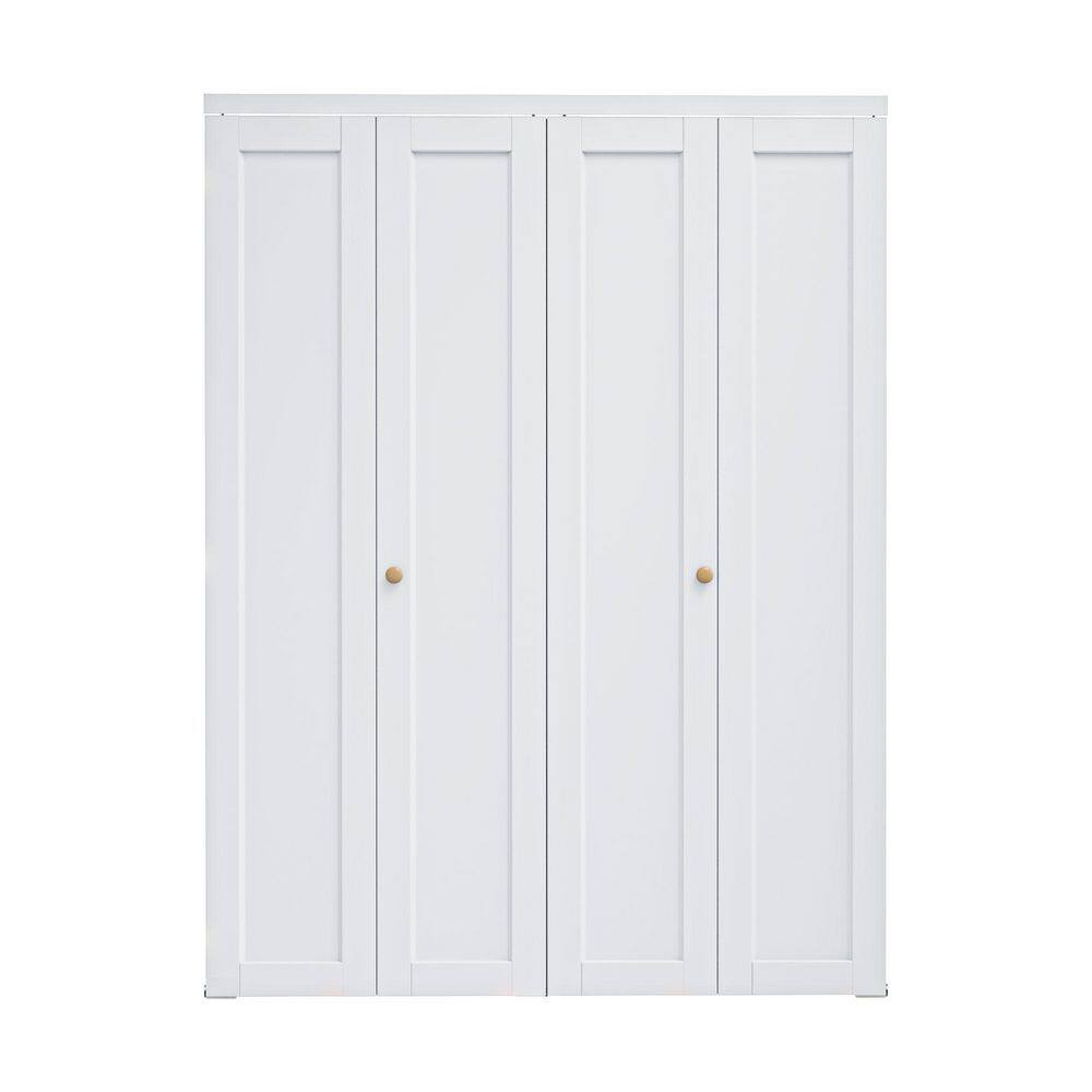 ARK DESIGN 60 in. x 80 in. 1 Lite Solid Core Panel White Primed ...