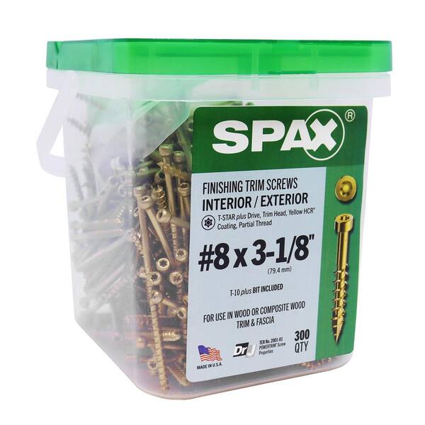 SPAX #8 X 1-1/2-in Double-barrier PowerTrim Exterior Trim, 49% OFF