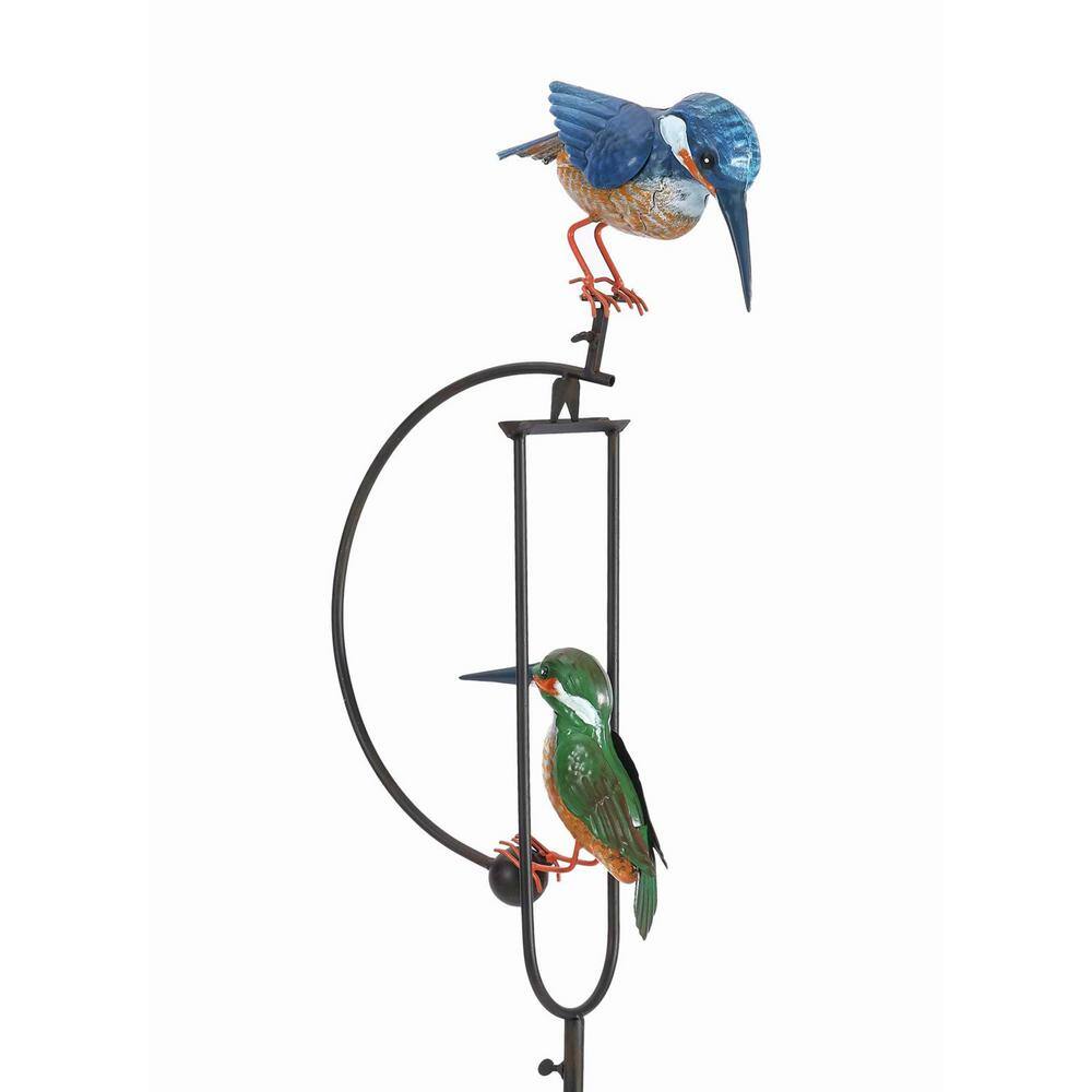 Zaer Ltd. International 53 in. Tall Metal Dual Hummingbird Rocking ...