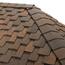GAF Timbertex Woodberry Brown Double-Layer Hip and Ridge Cap Roofing ...