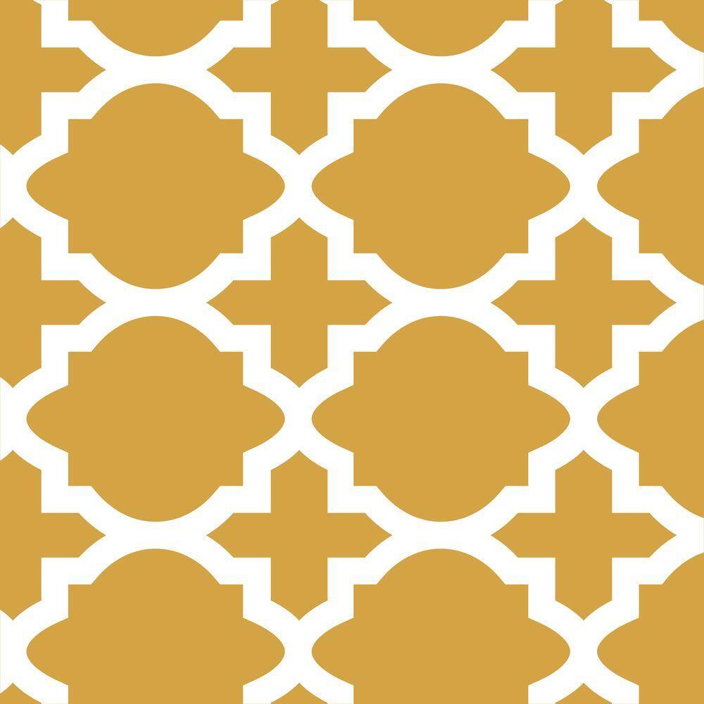 Stencil Ease Meknes Wall Painting Stencil - 19.5 in. x 19.5 in. Stencil ...